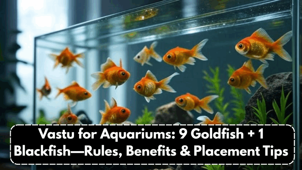 Vastu for Aquariums: 9 Goldfish + 1 Blackfish—Rules, Benefits ...
